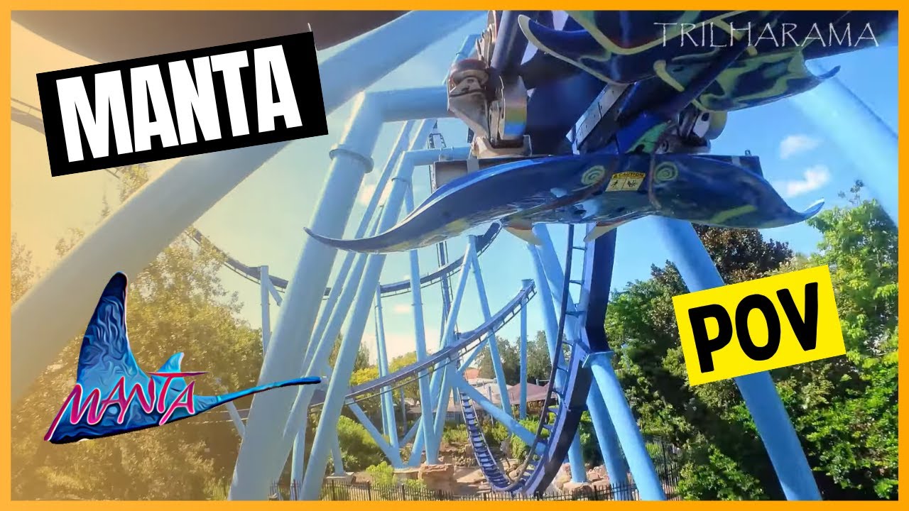 Manta - Coaster Front Row POV HD - YouTube