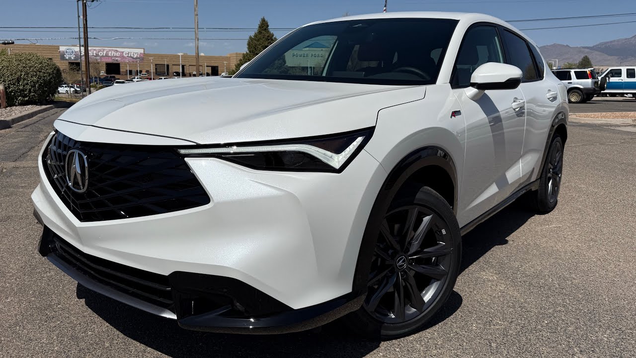 2025 Acura ADX A-Spec - Platinum White Pearl - Red Interior ...