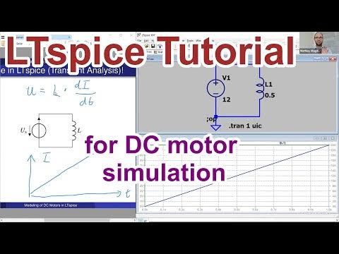Introduction into LTspice Circuit Simulation using a Simple DC Motor Model - YouTube