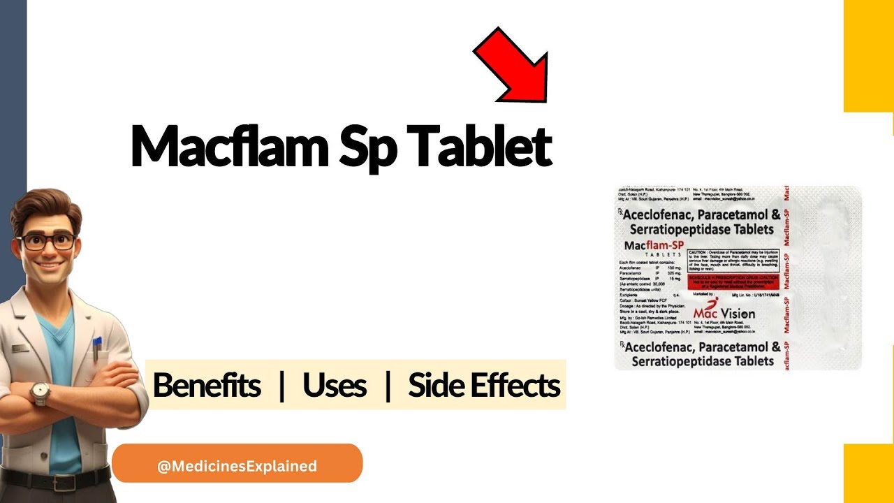 Macflam Sp Tablet Uses | Side Effects & Dosage 💊 - YouTube