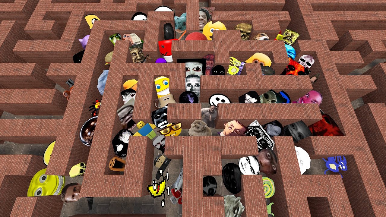 Nico's Nextbots Maze !!! - YouTube