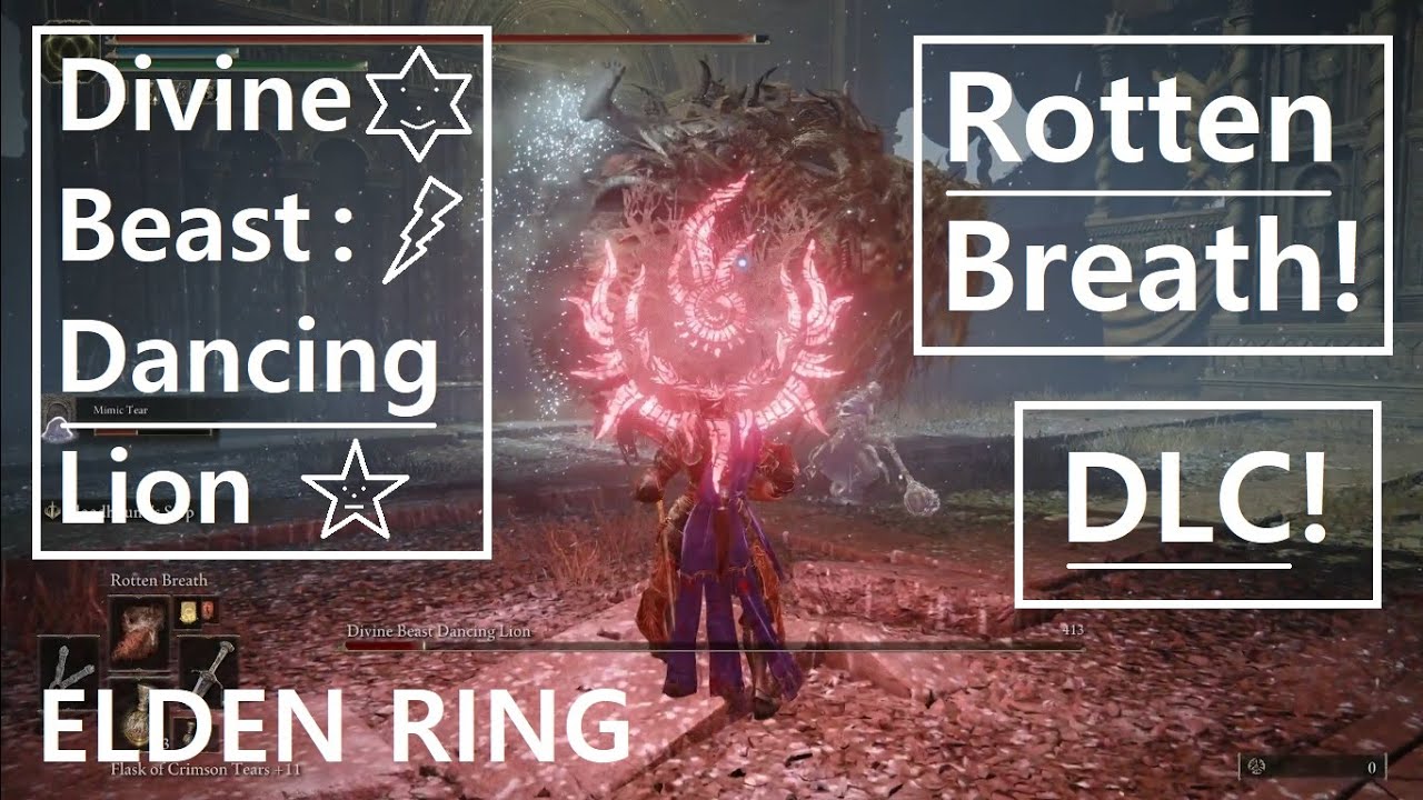 ELDEN RING | Divine Beast Dancing Lion..Rotten Breath! - YouTube