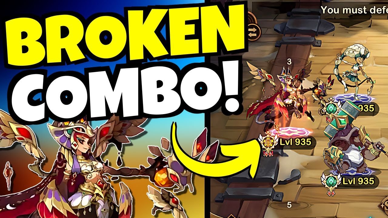 You Have To See This BROKEN 3 MAN COMBO!!! [AFK ARENA] - YouTube