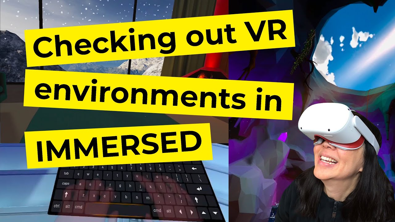 [OLD, see notes] Using Immersed VR on my Oculus Quest 2 for writing in ...