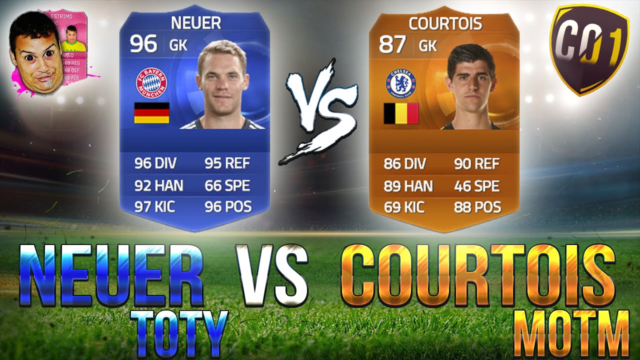 FIFA 15 | NEUER TOTY VS COURTOIS MOTM | VS ESTRIMO - YouTube