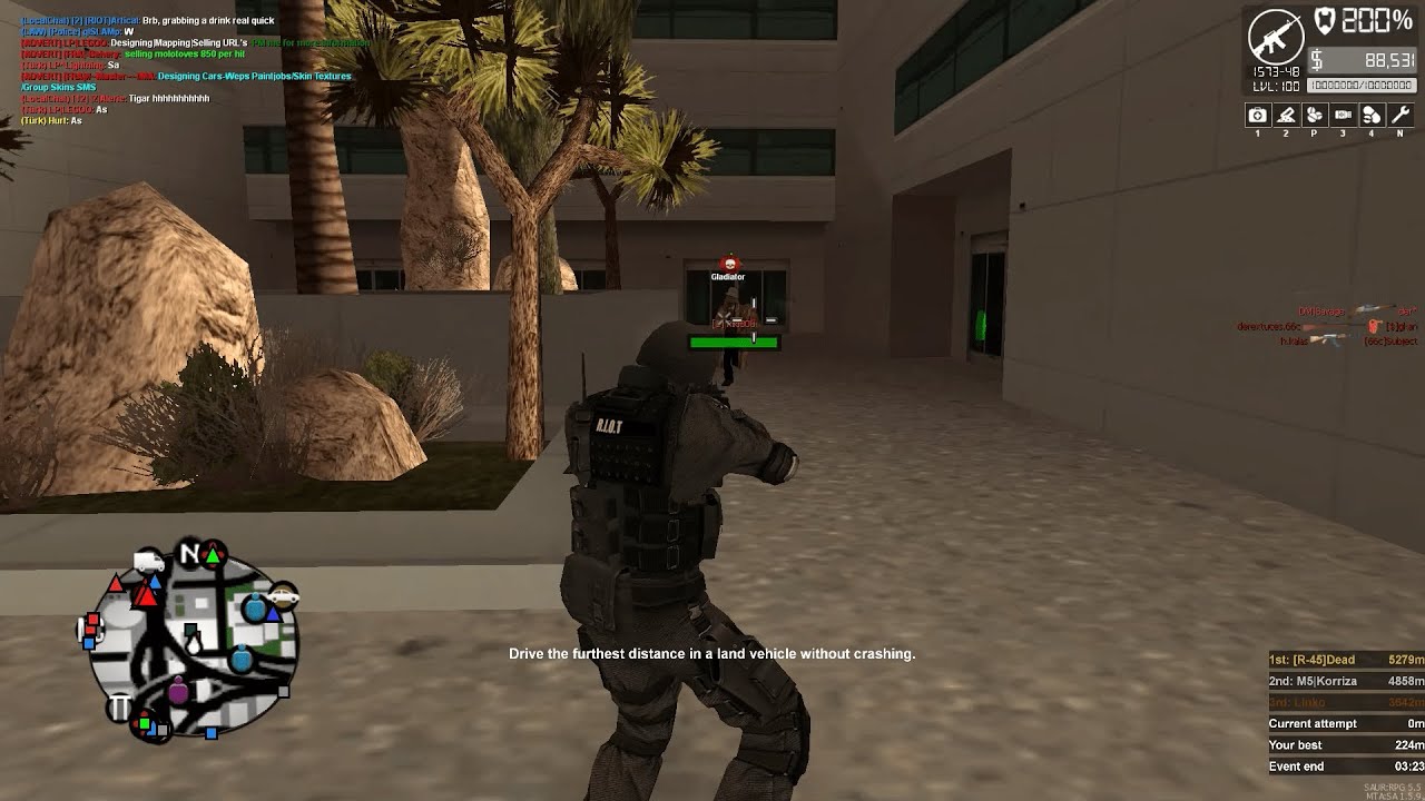 MTA SA (GTA San Andreas Online) Arrest Compilation - SAUR - HD - YouTube