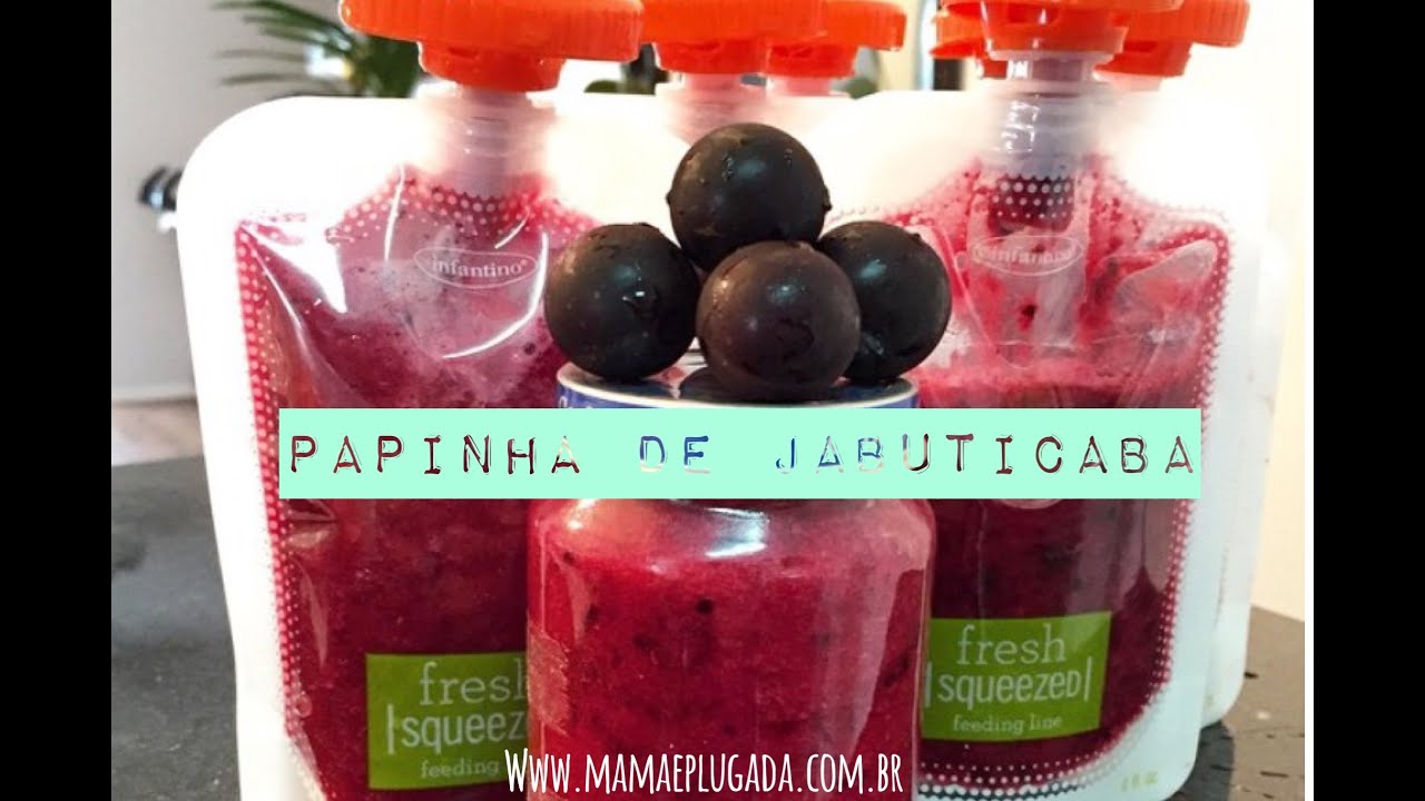 Papinha Jabuticaba: Tutorial Unboxing Baby Food Cooking Show - YouTube
