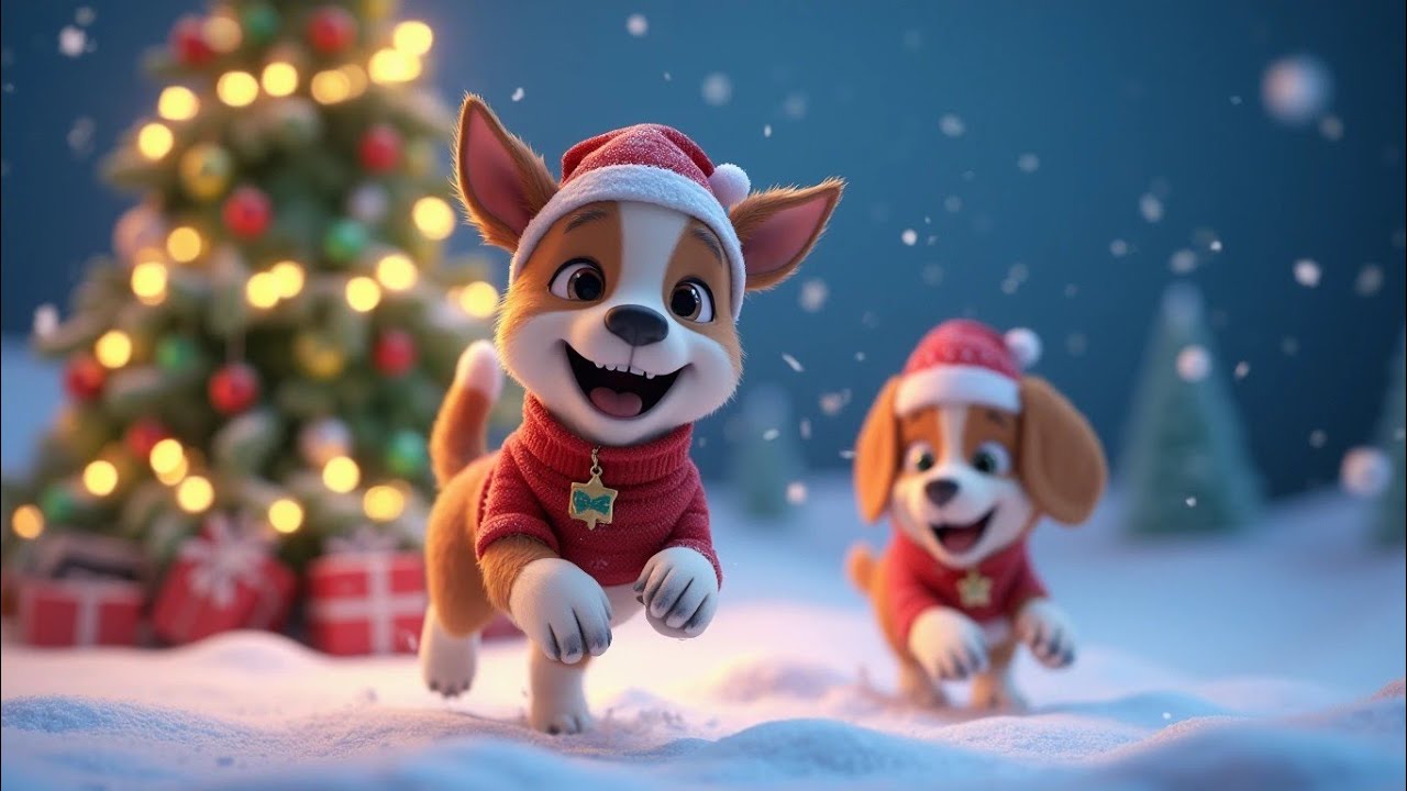 The Dog's Christmas Adventure | JS Kids Song | Christmas Fun for Kids 🎄 ...