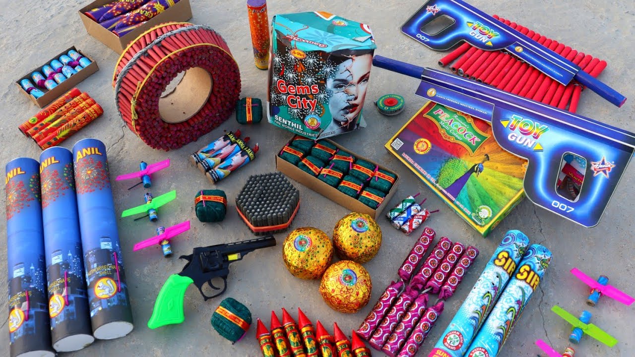 Many Many Types of FIREWORKS TESTING | Diwali celebration fireworks ...