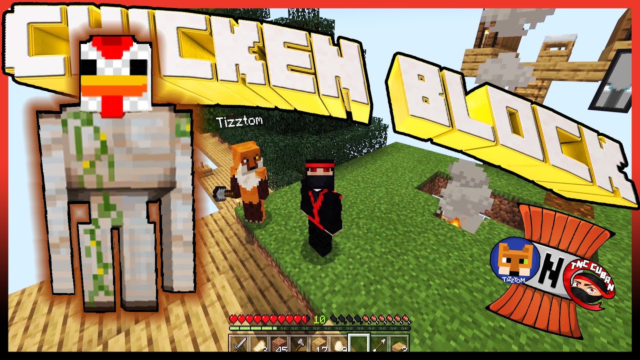 The Road to an Iron Chicken! TnT Chicken Block Ep 4 - YouTube