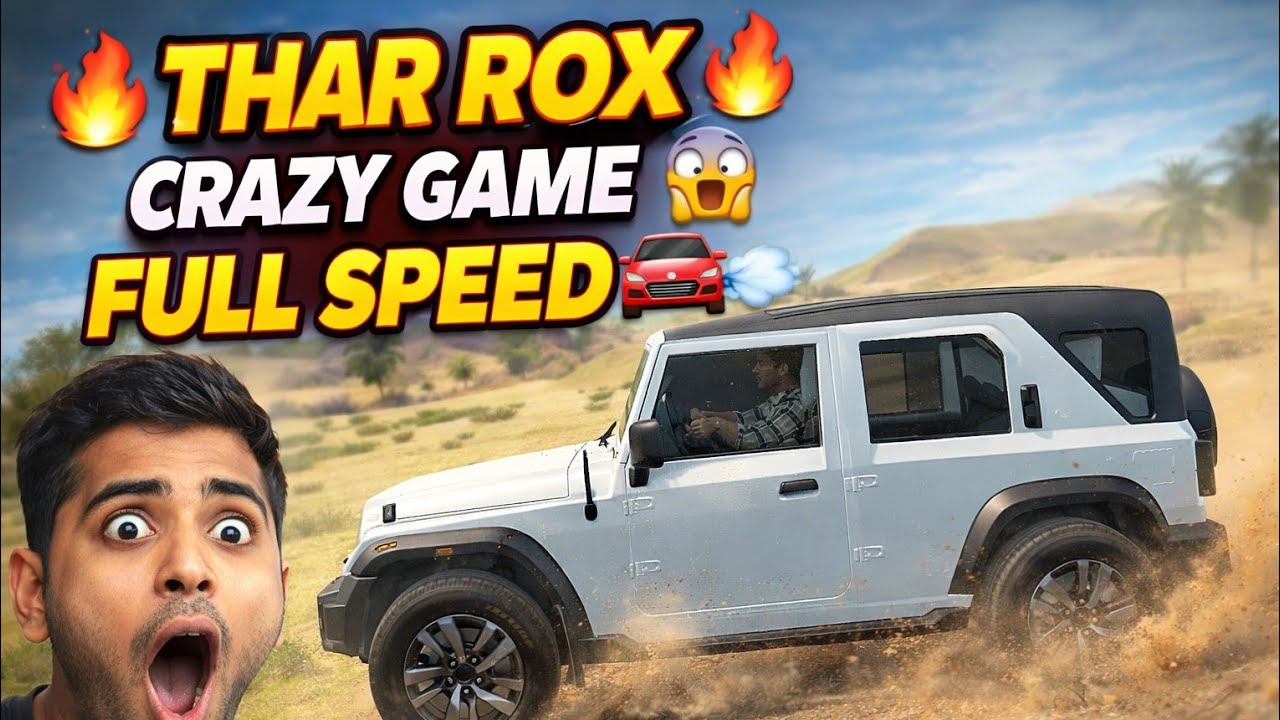 Thar Rox Car Game Gameplay 😱 | Full Speed Off-Road Fun - YouTube