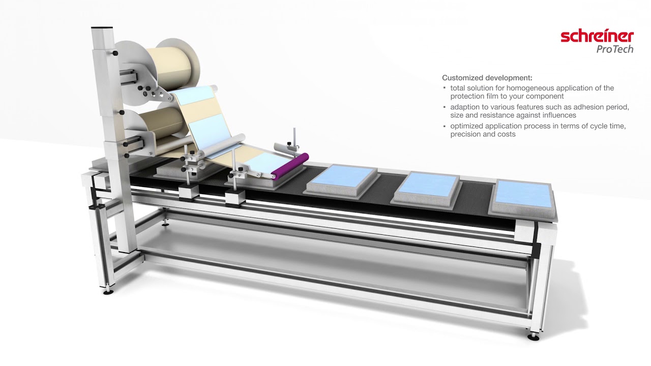 Animation Dispensing System for Surface Protection Films - YouTube