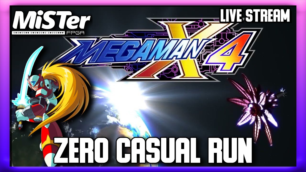 MiSTer FPGA: Megaman X4 (Zero Casual Run) - YouTube