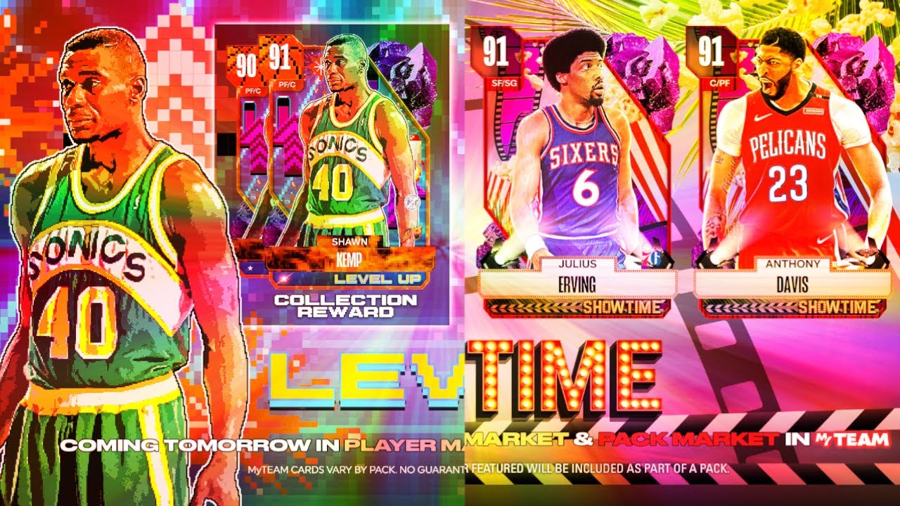 New Level Up and Showtime players in NBA 2k24 My Team. - YouTube