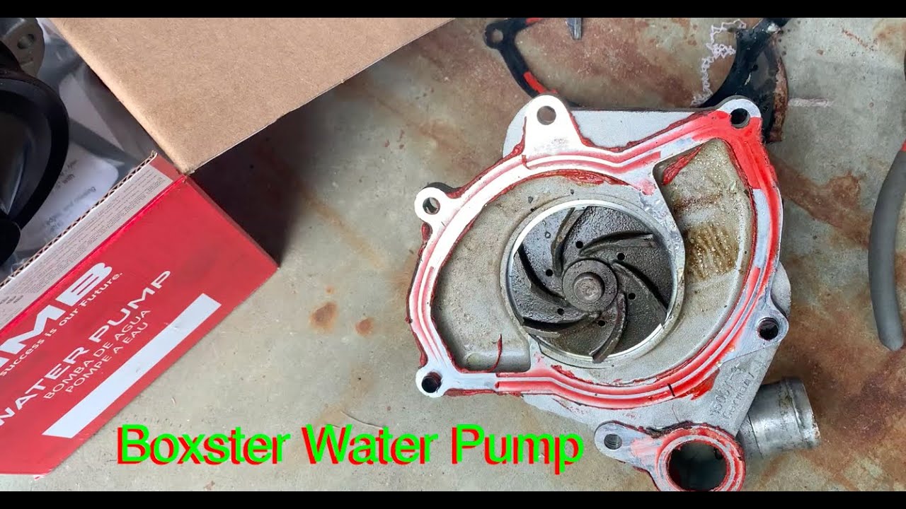 porsche boxster - water pump - YouTube