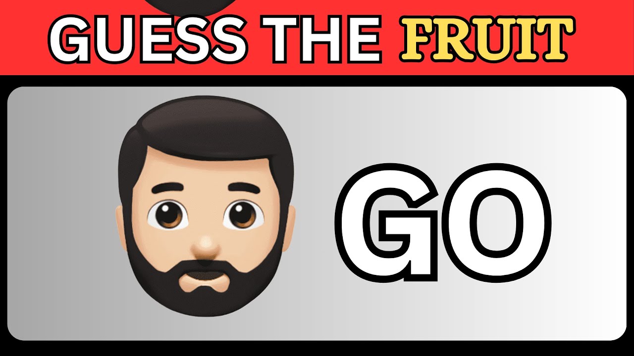Guess the Fruits by Emoji 🍉🍌 | Can You Solve These Fun Emoji Puzzles? 🍇 ...