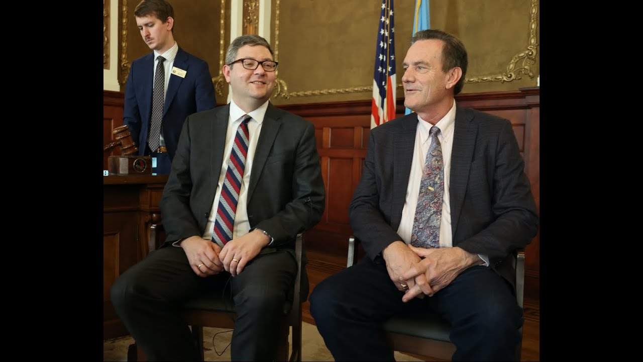 Gov. Larry Rhoden and Lt. Gov. Tony Venhuizen interview - YouTube