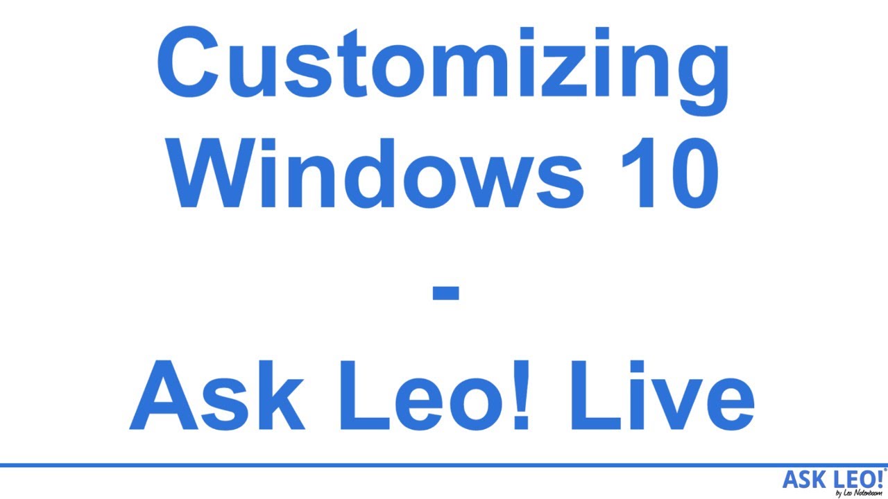 Windows 11 First Impressions Ask Leo Vrogue