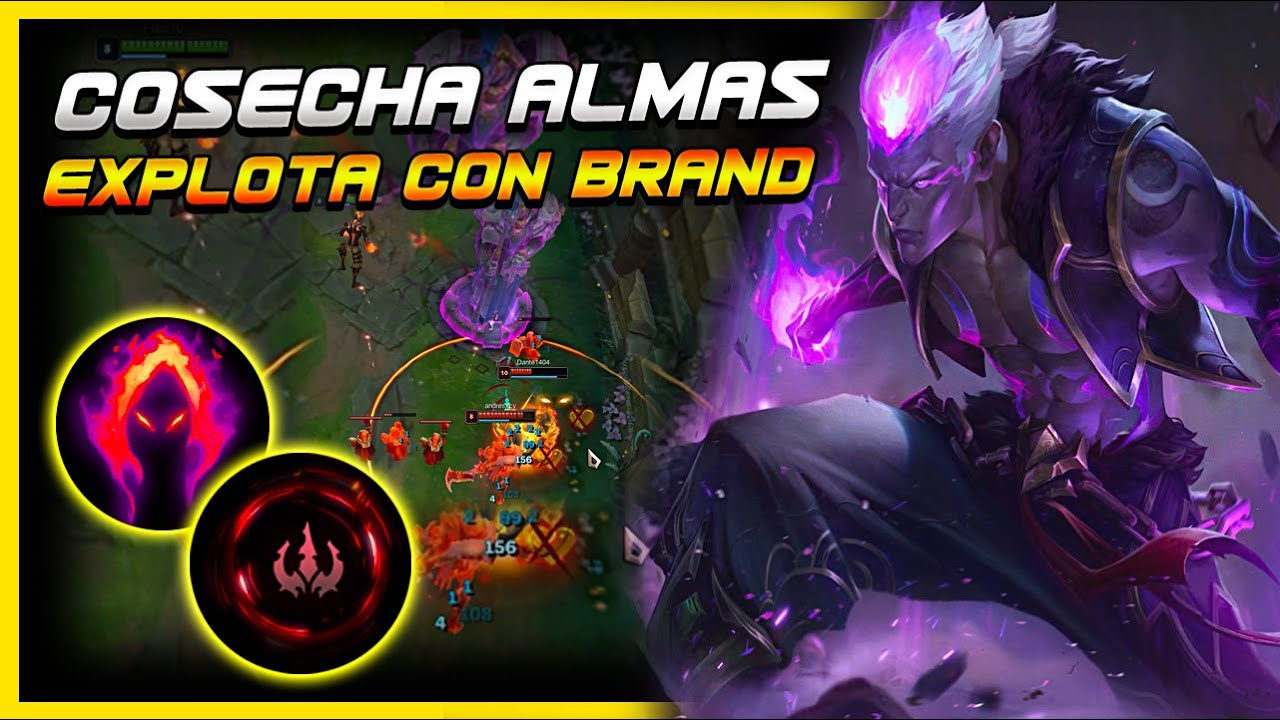 RUNAS CON BRAND♨ SUPPORT, EXPLOTA🔥 LA PARTIDA, RANKED, SOLOQ, LOL ...