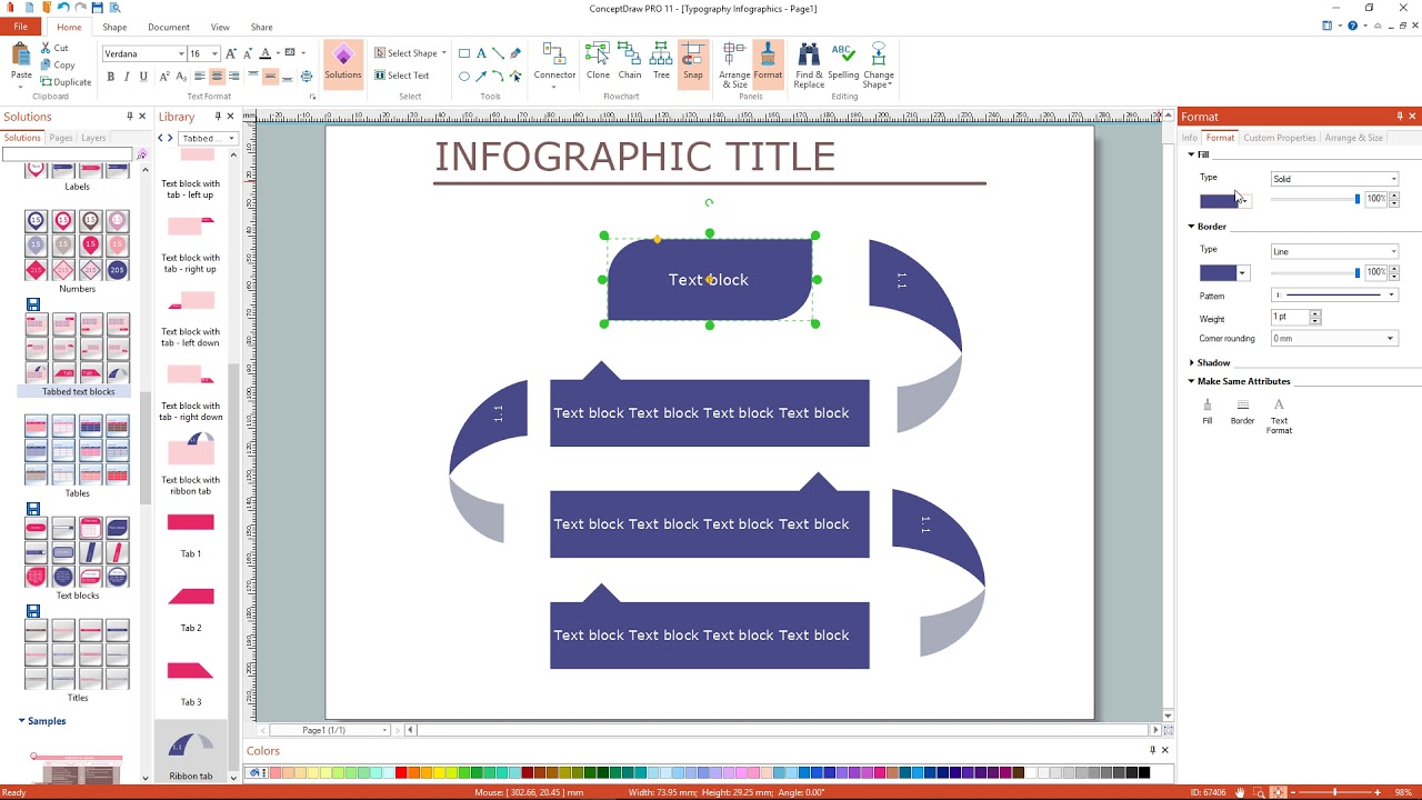 How to Create Typography Infographics - YouTube