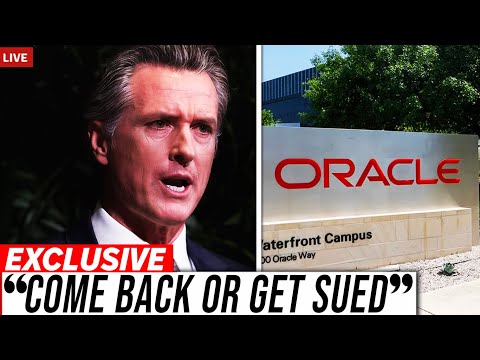 Governor Of California PANICS After Oracle LEAVES California For Texas!