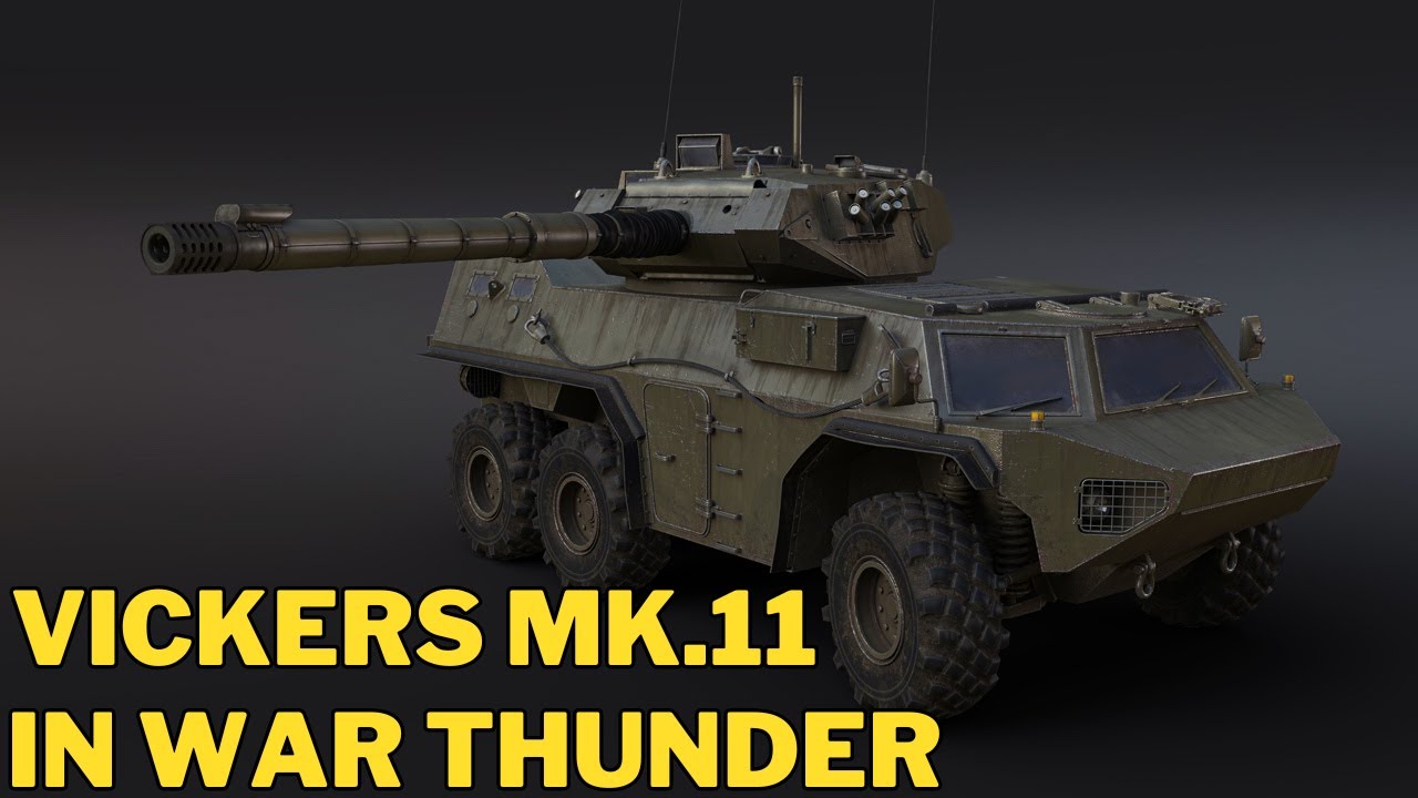 First Look at the New Tank in War Thunder The Vickers Mk.11 - YouTube