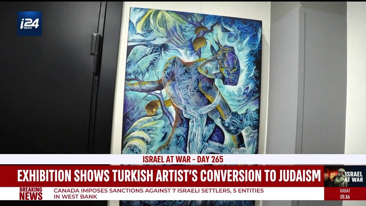 Exhibition shows Turkish artist's conversion to Judaism - YouTube