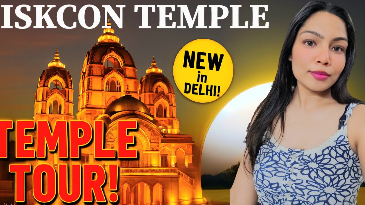 Exploring ISKCON Temple Rohini: Delhi's Majestic New Temple Tour! - YouTube