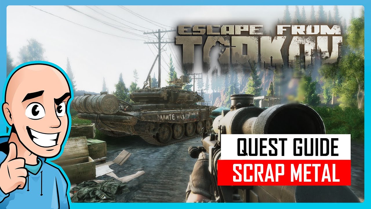 Escape from Tarkov PVE: Scrap Metal Quest Guide Shoreline Map | Teaching My Son #50 | Full Raid ...