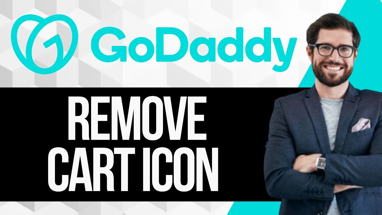 How To Remove Cart Icon From GoDaddy Website - YouTube