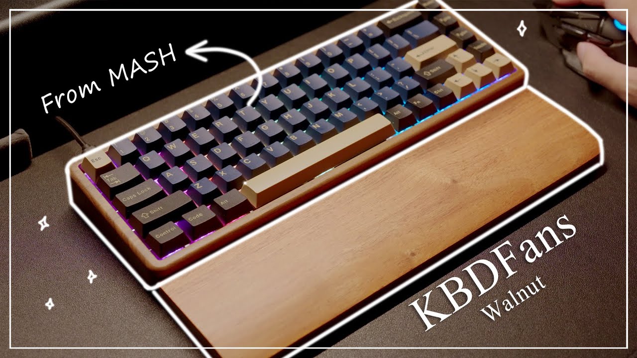KBDFans Keyboard unboxing from MASH | My first custom keyboard ⌨ - YouTube
