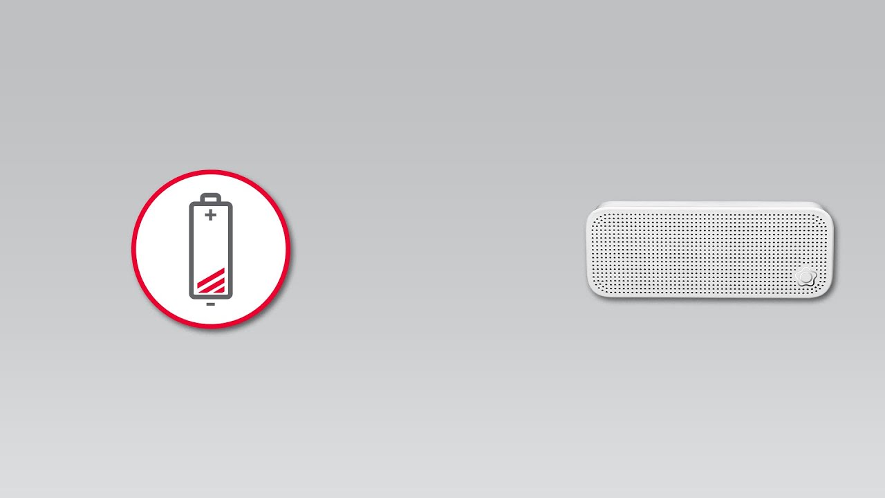 Verisure Voicebox change battery - YouTube
