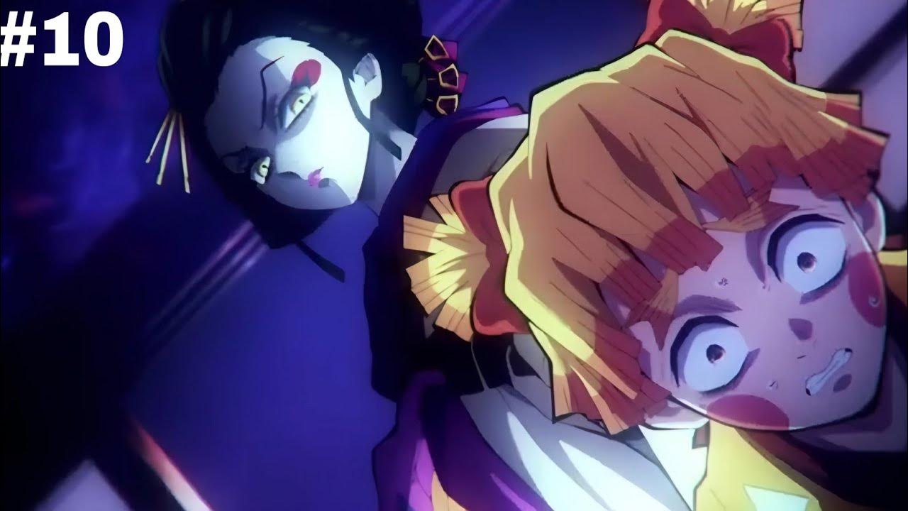 Daki Meets Muzan Demon Slayer S02 Episode 10 Youtube