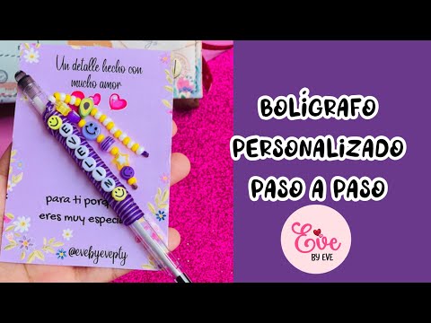 DIY Bolígrafos personalizados PASO A PASO✨