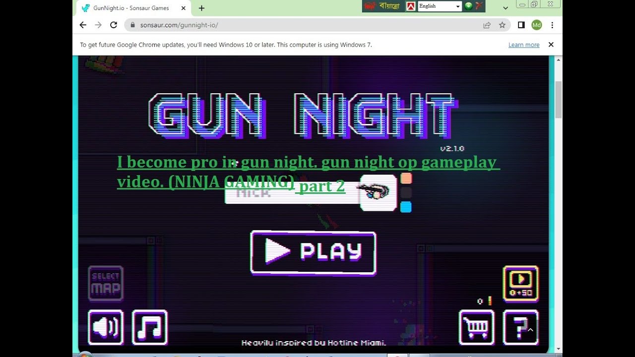 I become pro in gun night Gun night op gameplay part 2 (NINJA GAMING ...