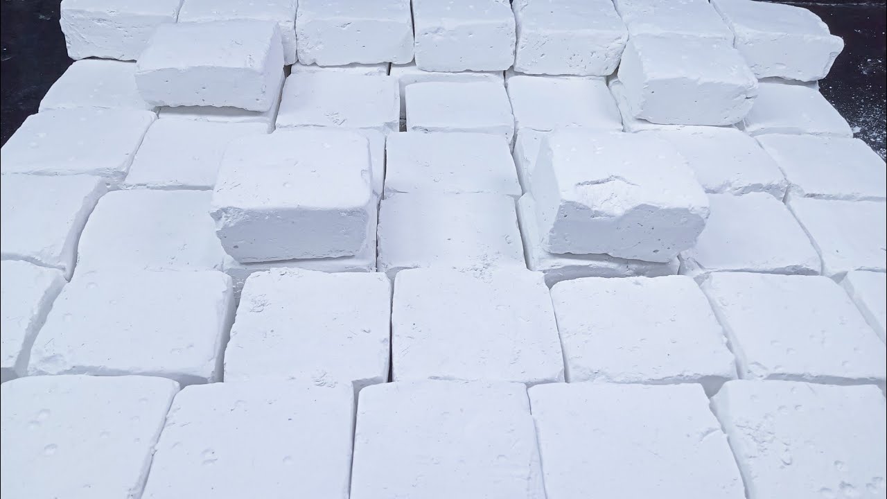 Fluffy Soft gymchalk white Jambo blocks crispy homemade | crunchy ...