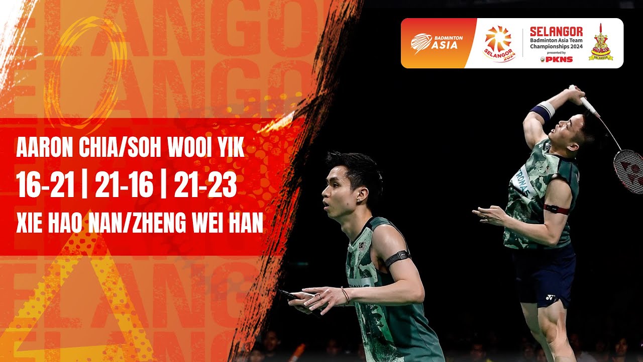 Malaysia 0-2 China : Aaron Chia/Wooi Yik 1-2 Xie Hao Nan-/Wei Han ...