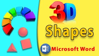 How To Make 3d Shapes In Microsoft Word 3d Shapes In Word How To Make ...