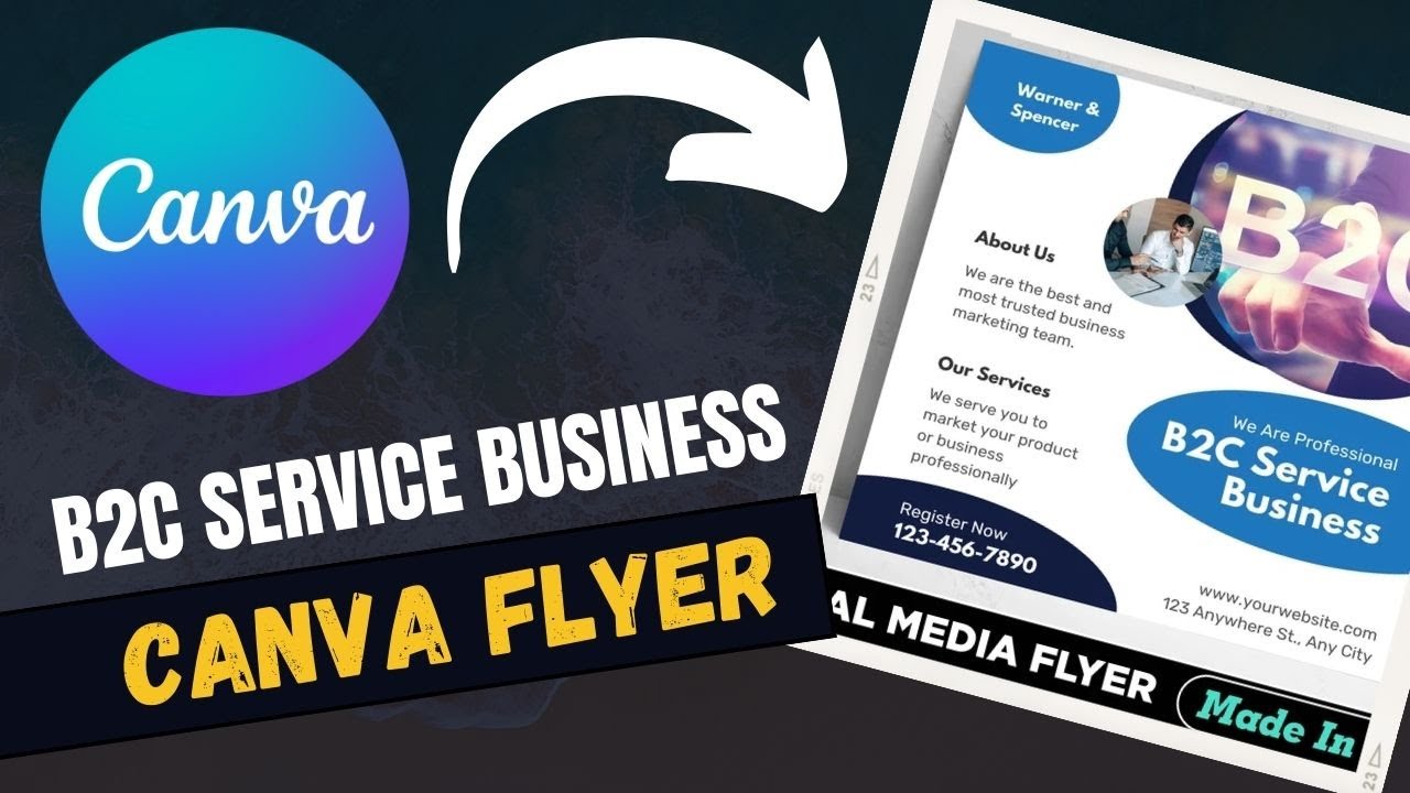 B2C Service Business Flyer - YouTube