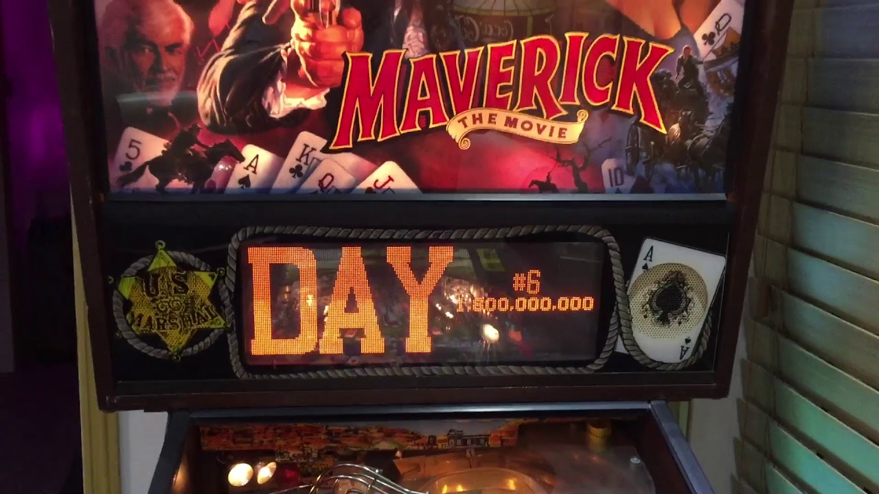 Maverick Pinball Machine - Advertised on EBay. - YouTube