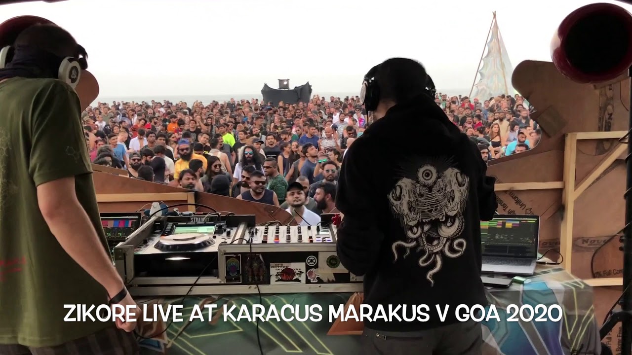 ZIKORE AT KARACUS MARAKUS V (Mahashivaratri Gathering) Goa - YouTube