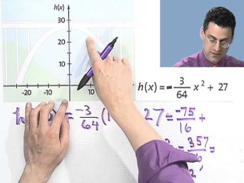 Modeling with Quadratic Functions - YouTube