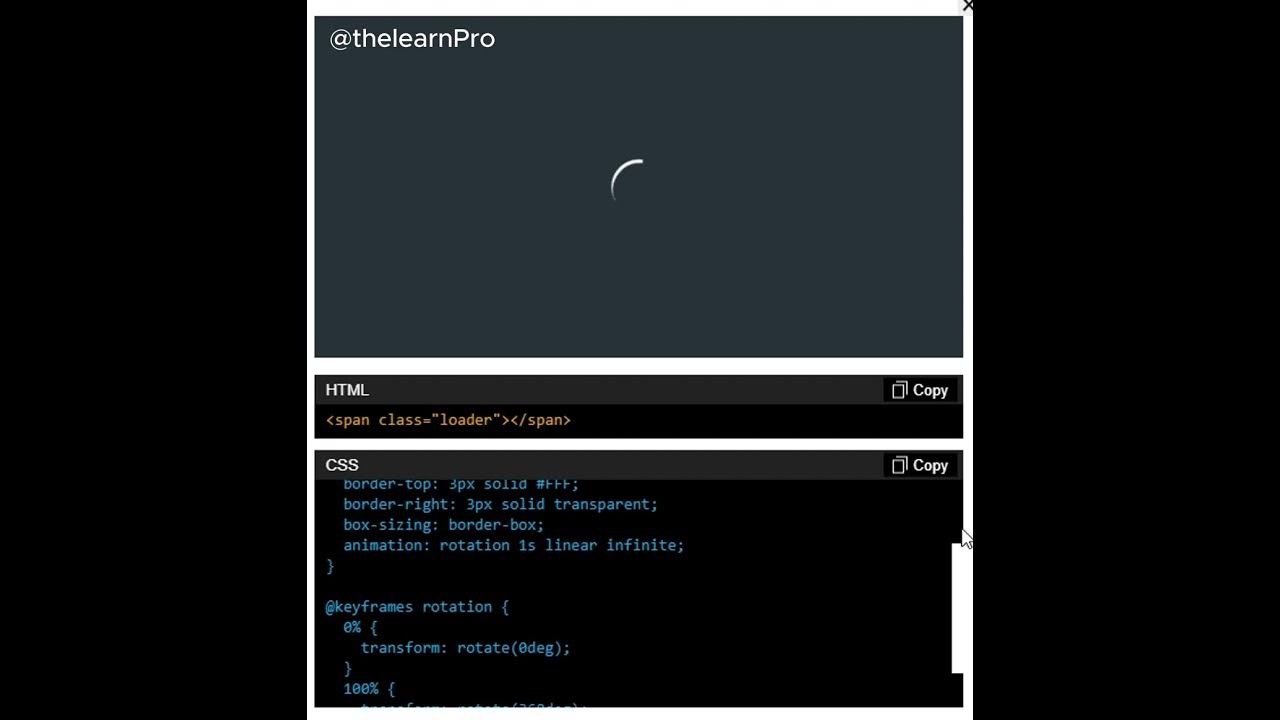 Html Css Loader Animation Interactive Component Ui Design Shorts Ui Uidesign Youtube