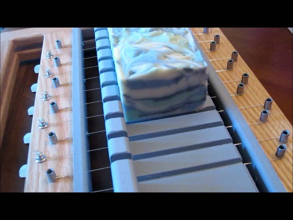 Guy's Soap cut and my new soap cutter!! - YouTube