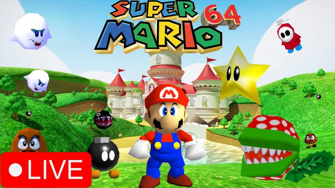 Super Mario 64 Live Stream - YouTube