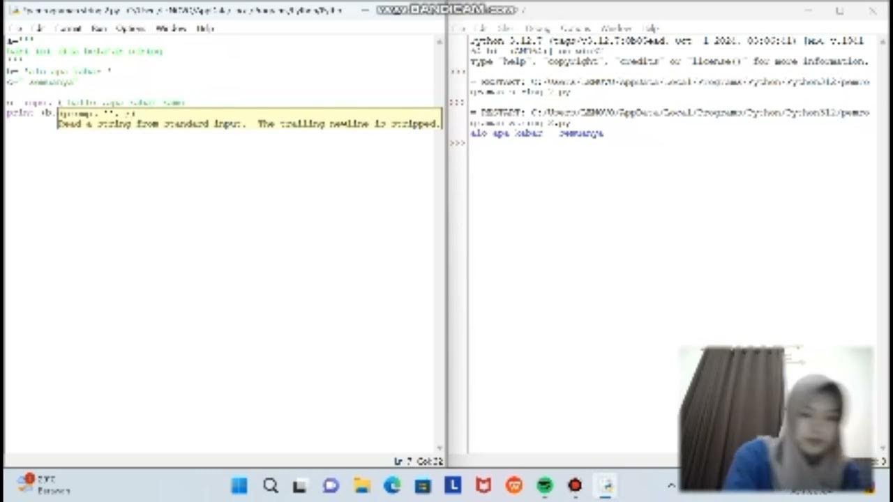 pemrograman string - YouTube