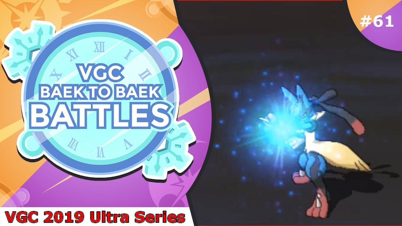 "Surprise Eject Button" Pokémon VGC 2019 [Ultra Series] Baek to Baek ...