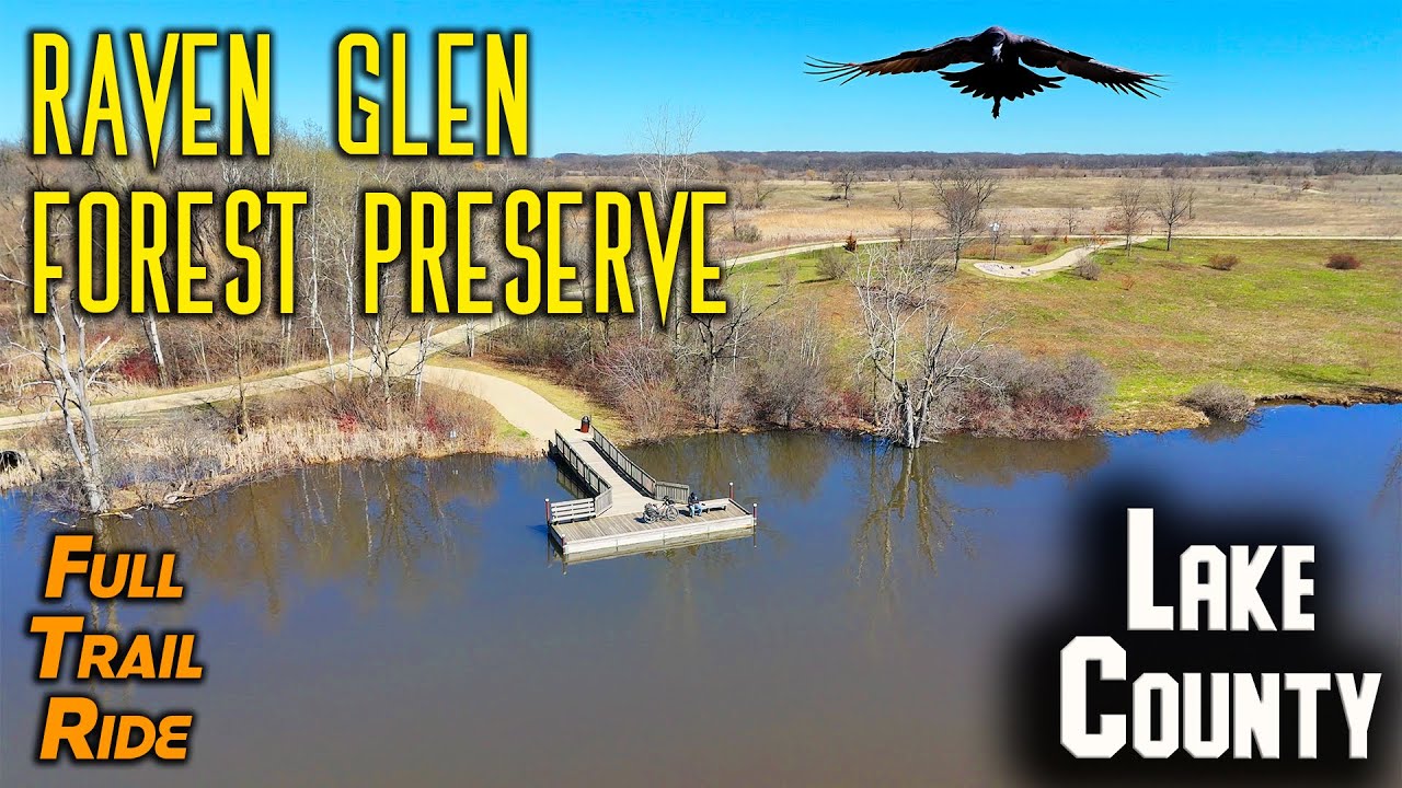 Raven Glen Forest Preserve: All Trails - Round Trip - April 2024 - YouTube