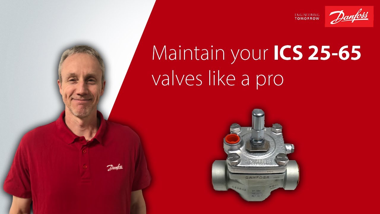 Efficient Service of Danfoss ICS 25-65 Pilot Operated Valves - YouTube