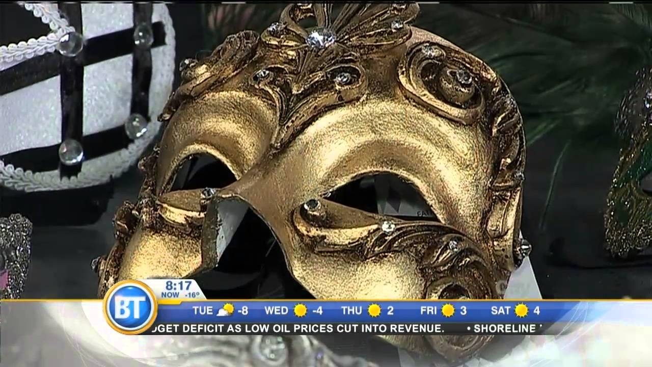 The Costume Shoppe NYE Masks - YouTube